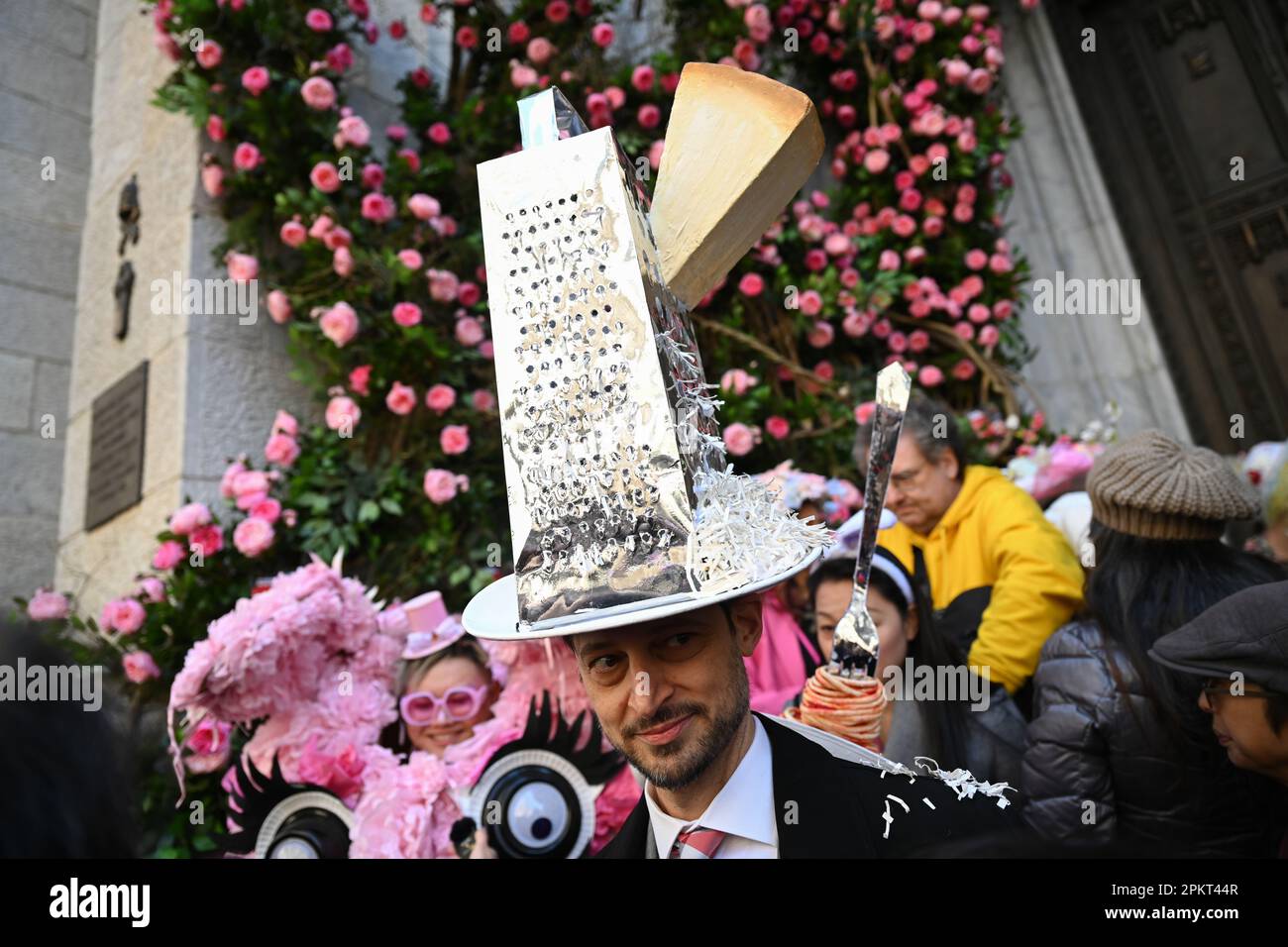 People attend the annual Easter Parade and Bonnet Festival along Fifth ...