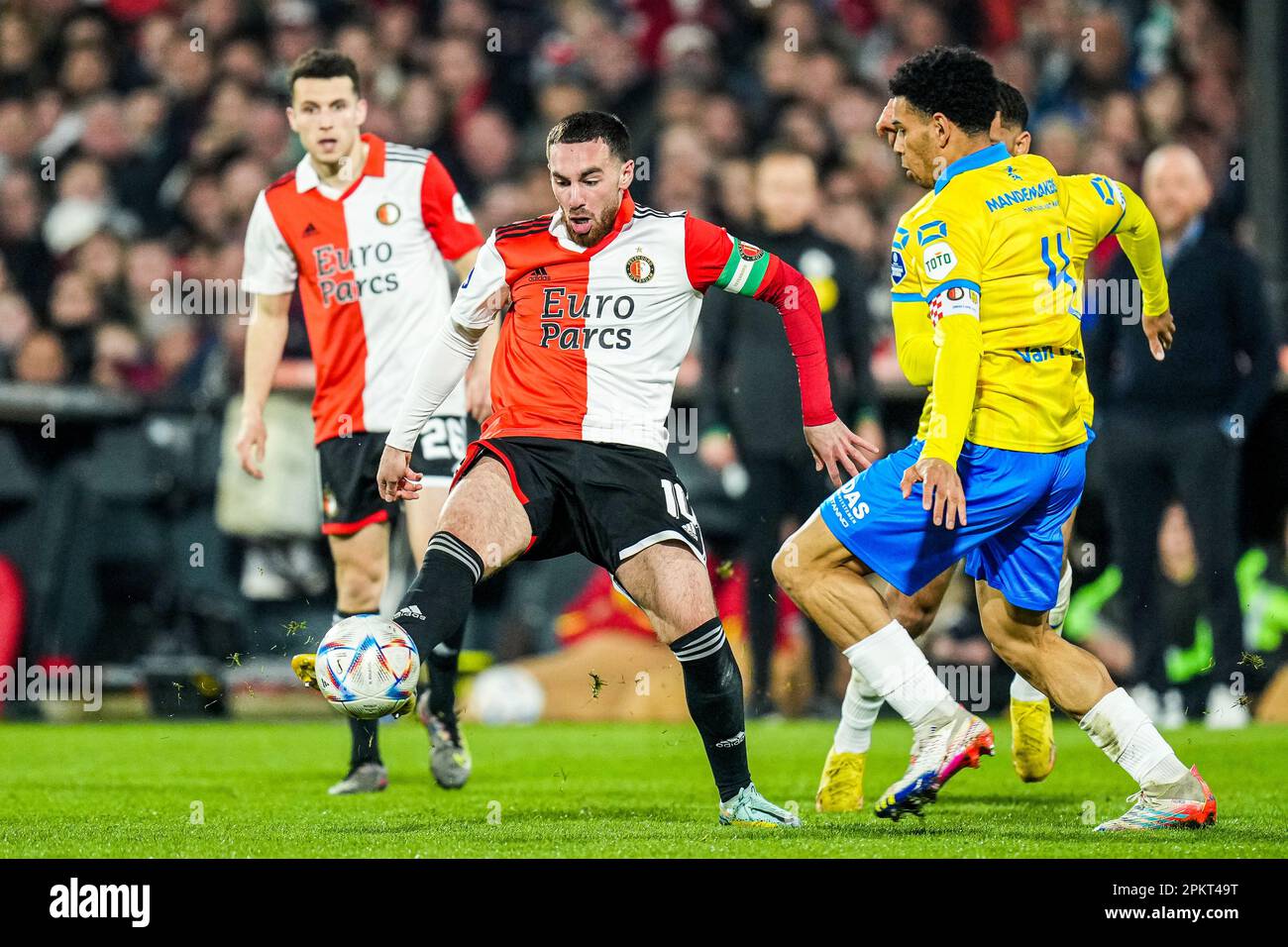 Rotterdam - Orkun Kokcu of Feyenoord during the match between Feyenoord v RKC Waalwijk at ...