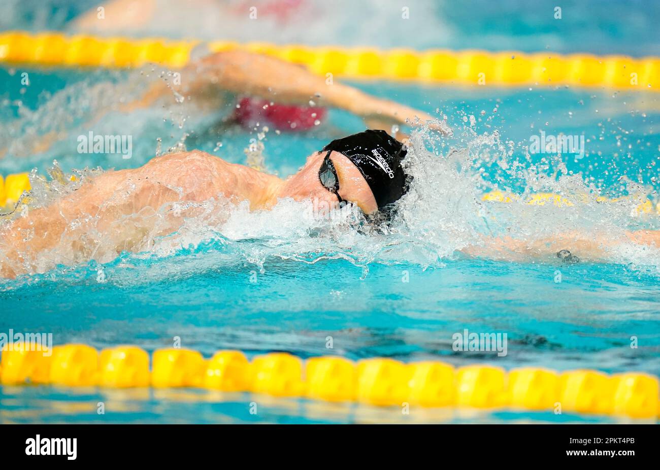 Tom Dean during the Men's 200m Freestyle Final on day six of the ...