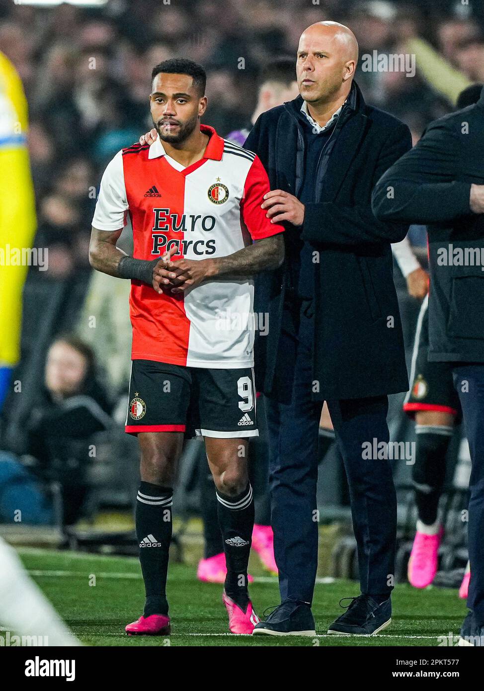 Rotterdam - Danilo Pereira da Silva of Feyenoord, Feyenoord coach Arne ...