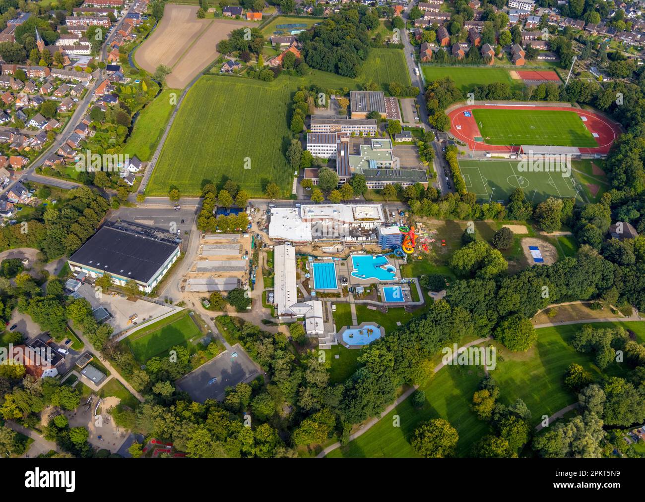 Abendgymnasium rheine and jahnstadion in rheine city in rheine hi-res ...