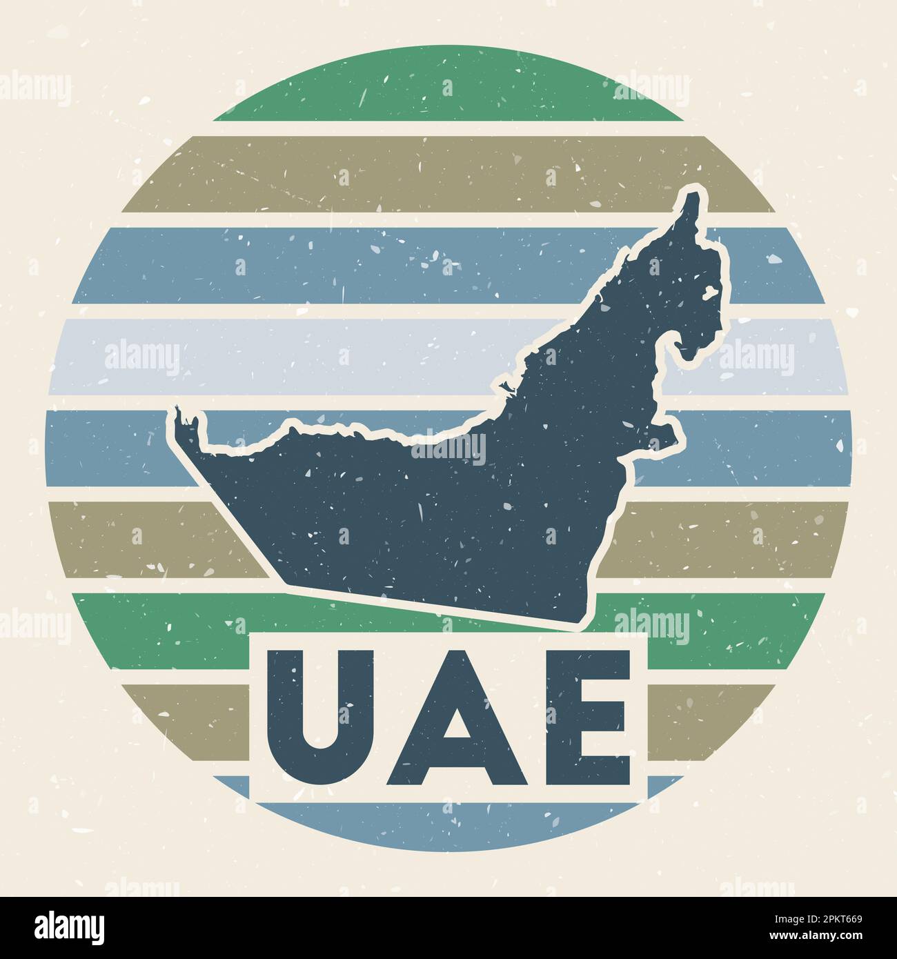 UAE logo. Sign with the map of the country and colored stripes, vector ...