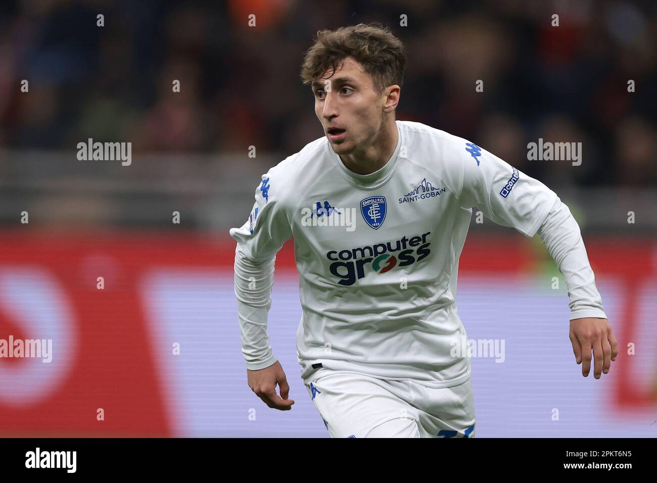 Milan, Italy, 7th April 2023. Tommaso Baldanzi of Empoli FC during the ...