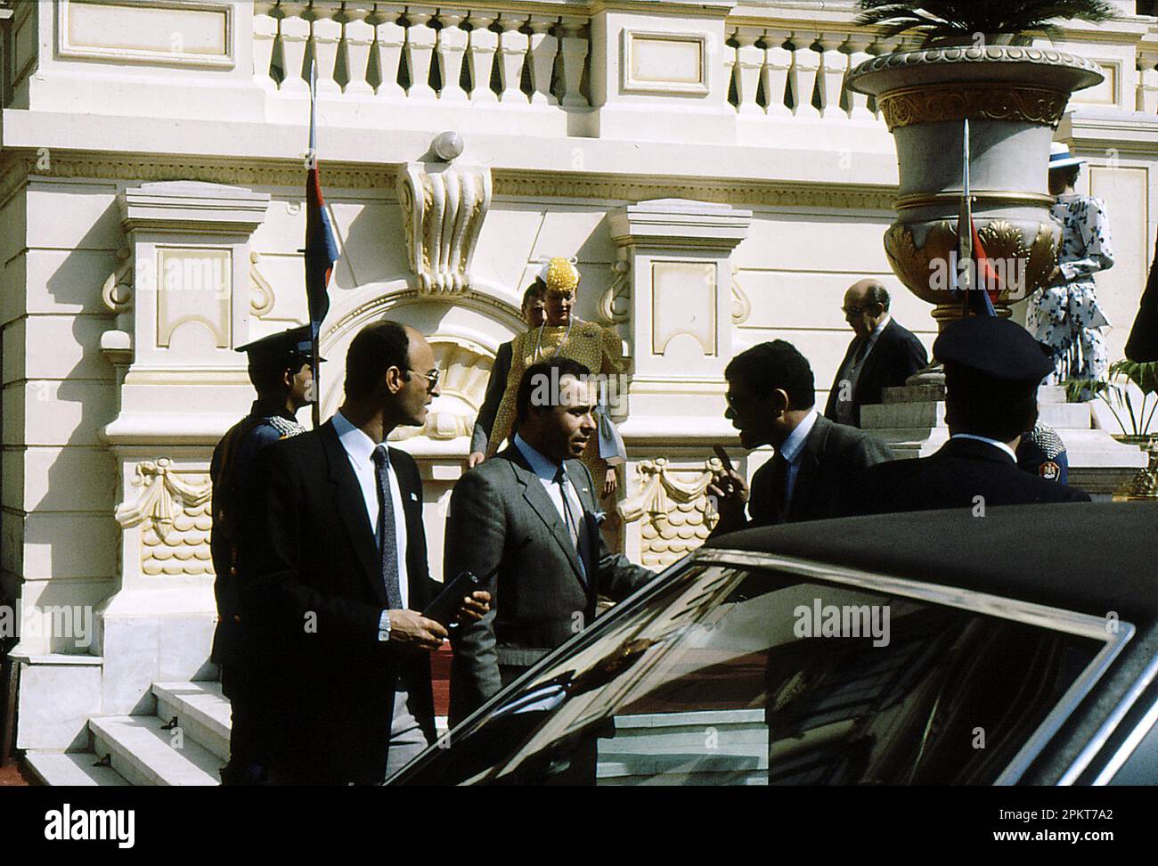 Cario/Egypt / february 1985 historical trip.H.M.The Queen II of Denmark ...