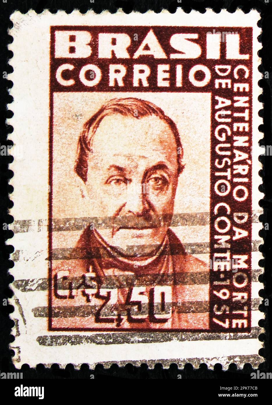 MOSCOW, RUSSIA - MARCH 26, 2023: Postage stamp printed in Brazil shows ...