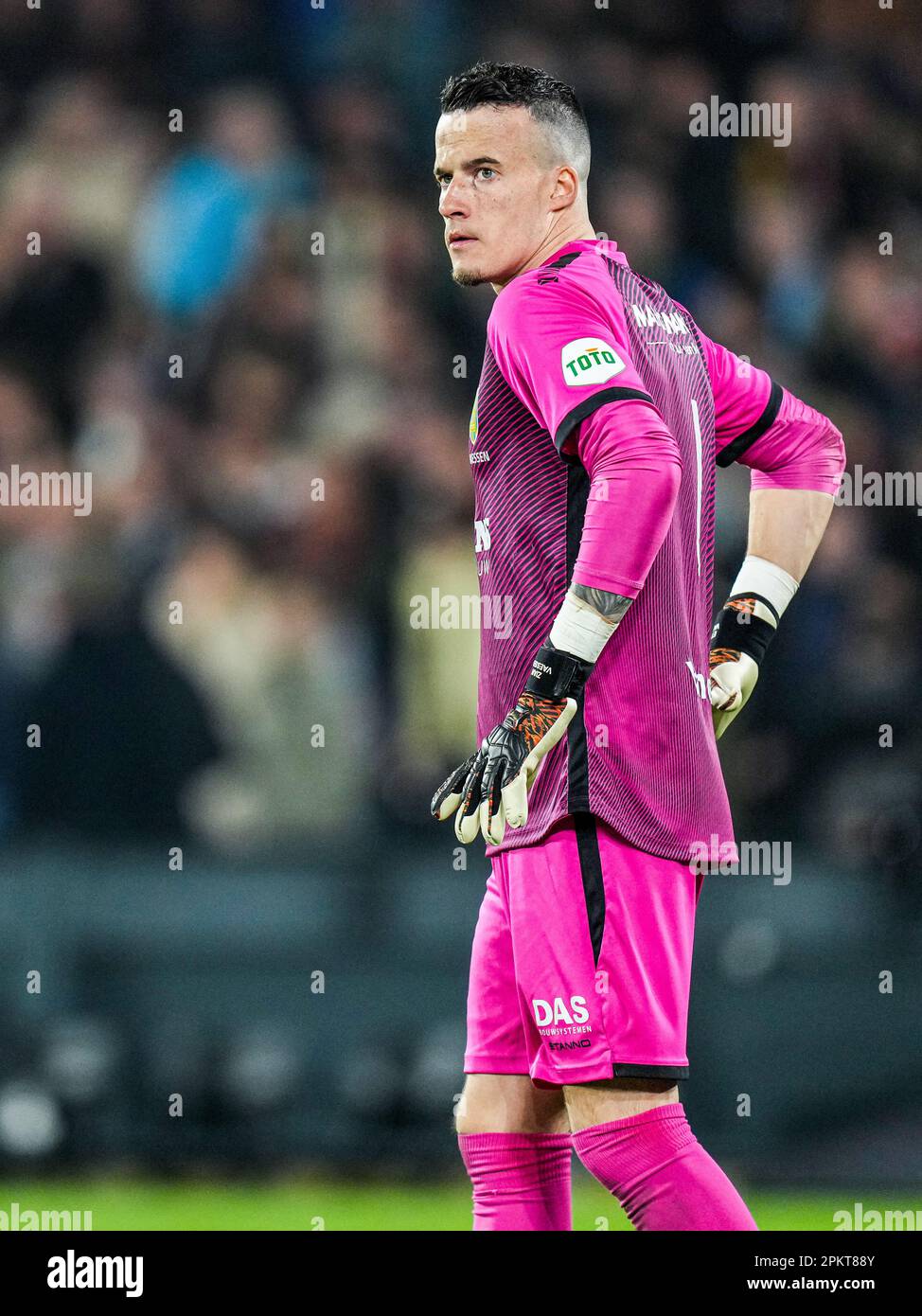 Rotterdam - RKC Waalwijk keeper Etienne Vaessen during the match ...