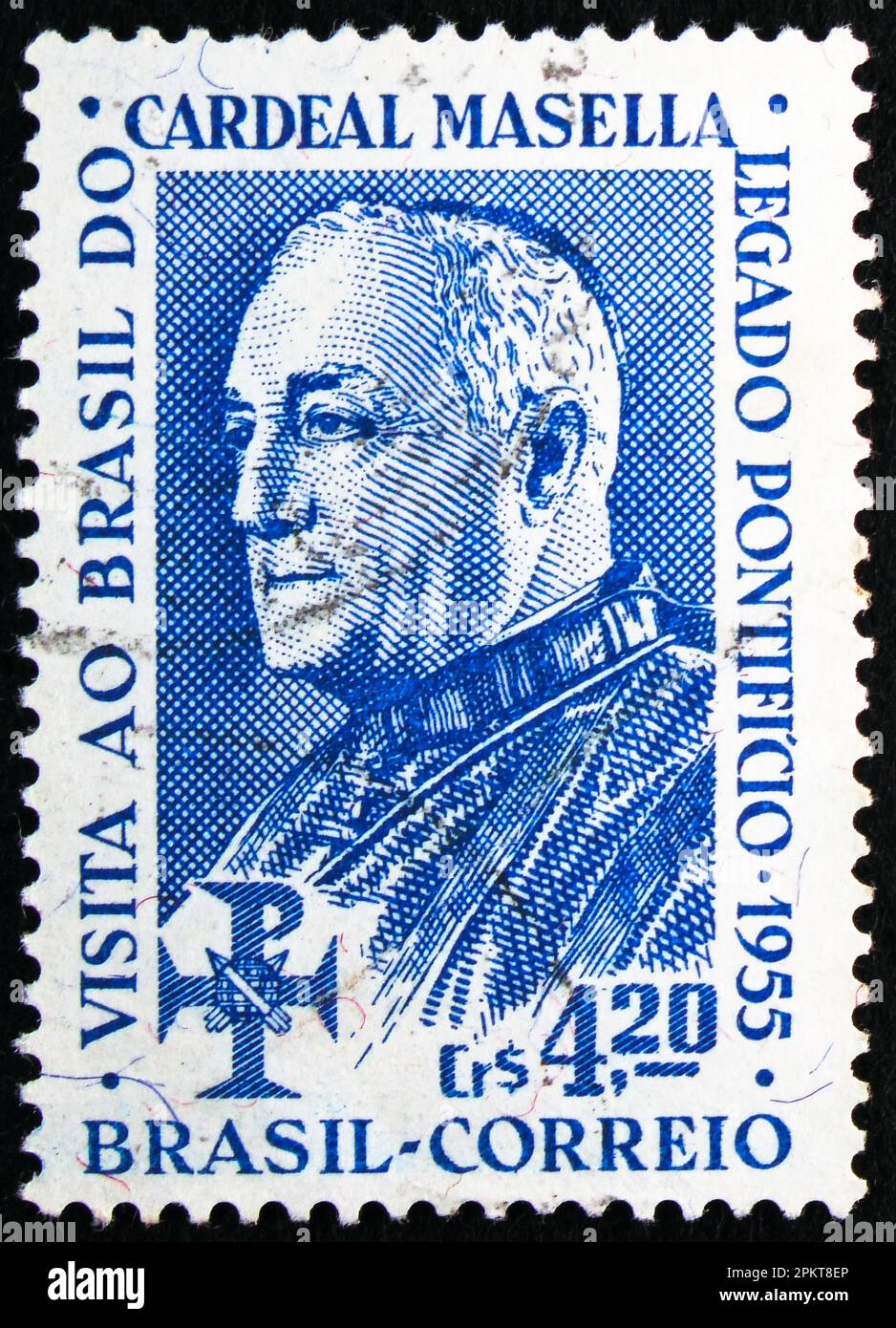 MOSCOW, RUSSIA - MARCH 26, 2023: Postage stamp printed in Brazil shows ...