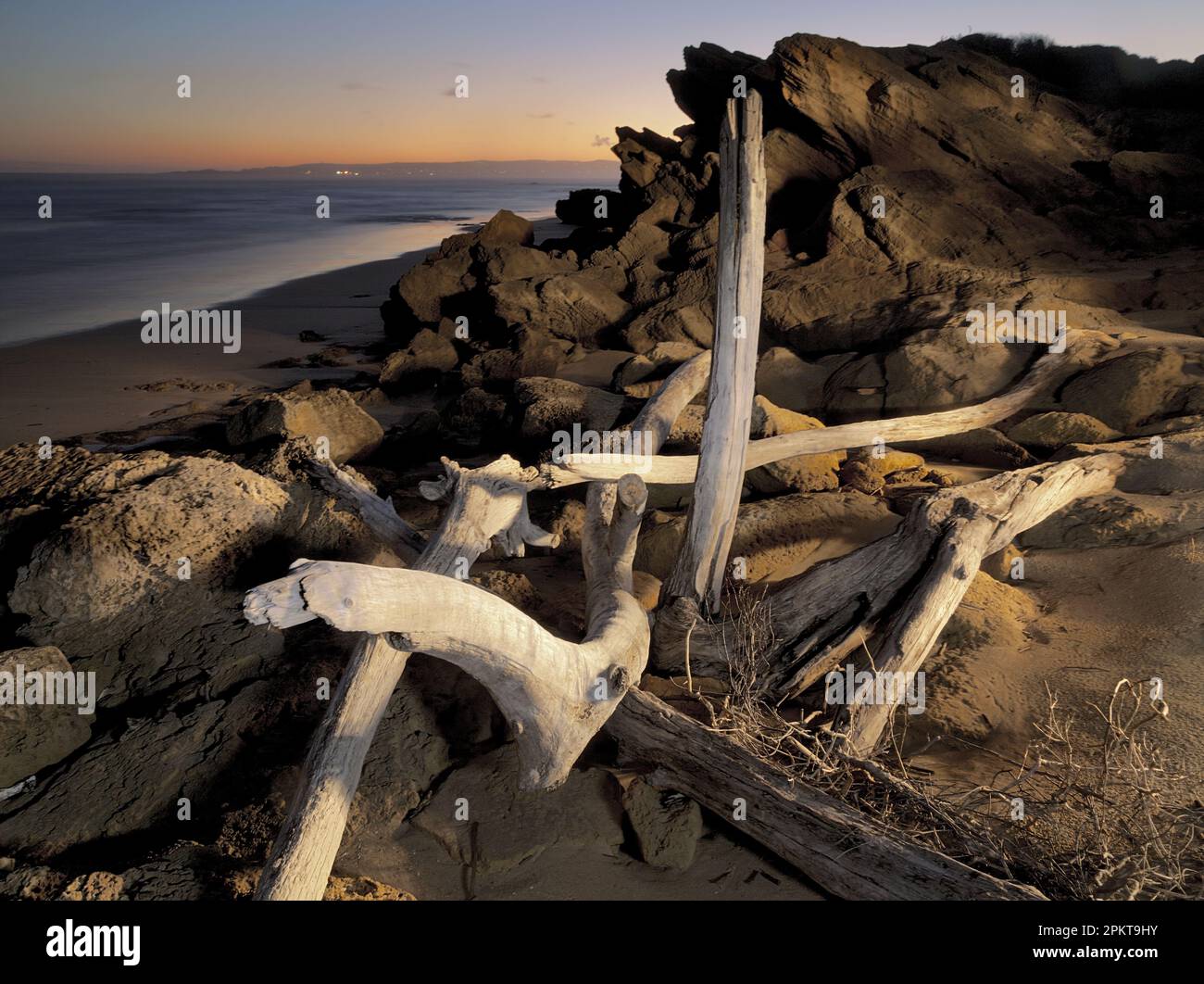 Large pieces of wood and other flotsam, washed into the Indian Ocean by ...
