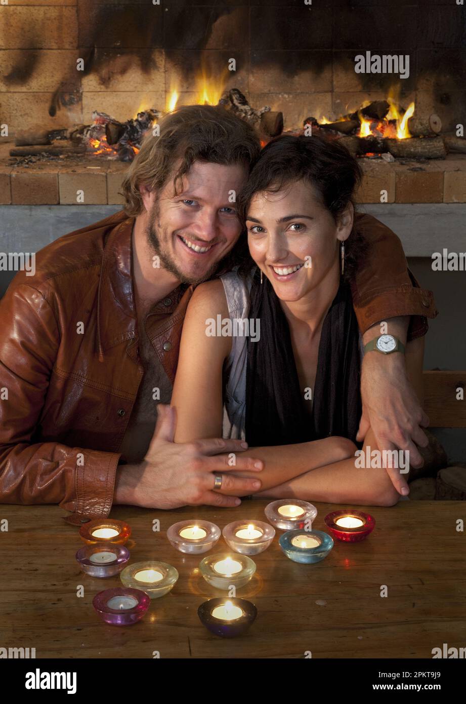 Clive and Lika Berning are young South African actors Stock Photo - Alamy