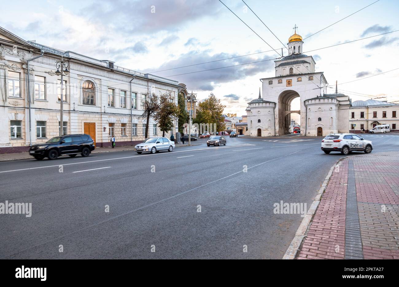 Vladimir, Russia - September 19, 2022: Golden Gate temple in summer ...