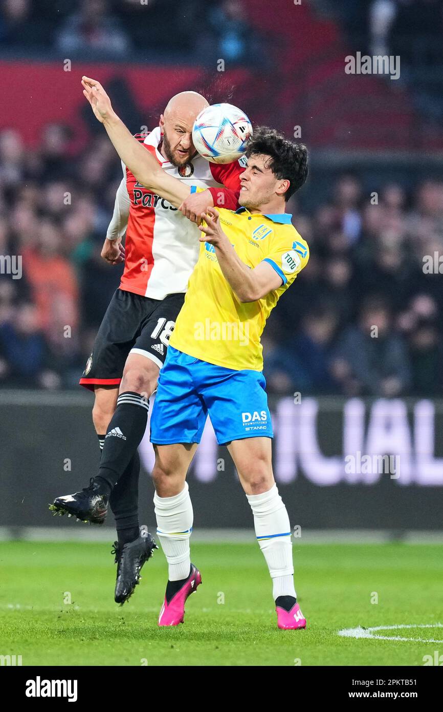 Rotterdam - Gernot Trauner of Feyenoord, Julen Lobete of RKC Waalwijk ...
