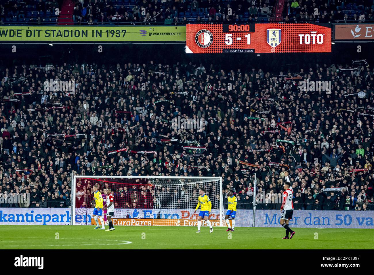 ROTTERDAM, Netherlands. 09th Apr, 2023. football, Stadium De Kuip ...