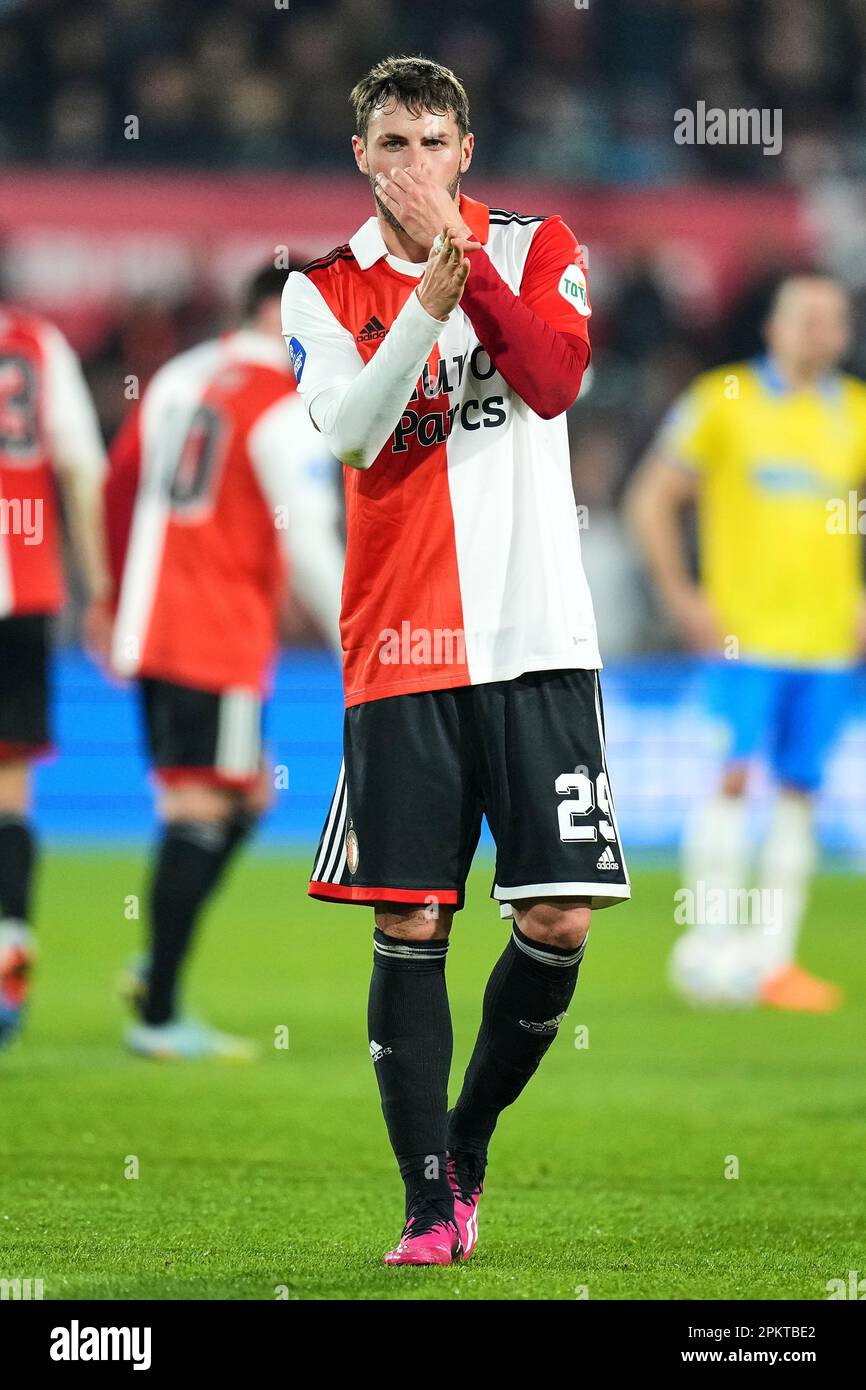 Rotterdam - Santiago Gimenez of Feyenoord during the match between ...