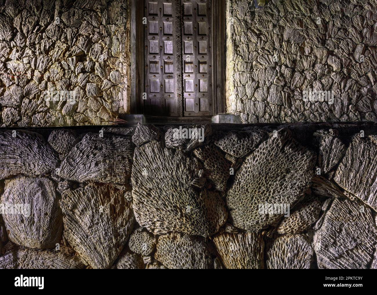 House with ciral walls in Shela village Stock Photo - Alamy