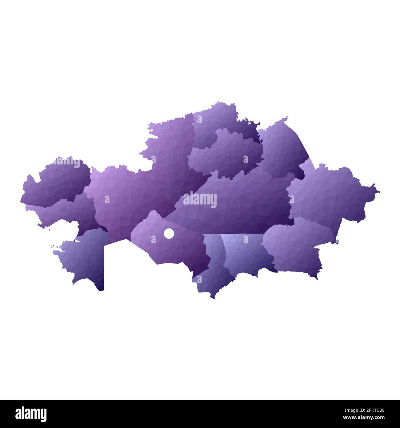 Kazakhstan map hi-res stock photography and images - Alamy