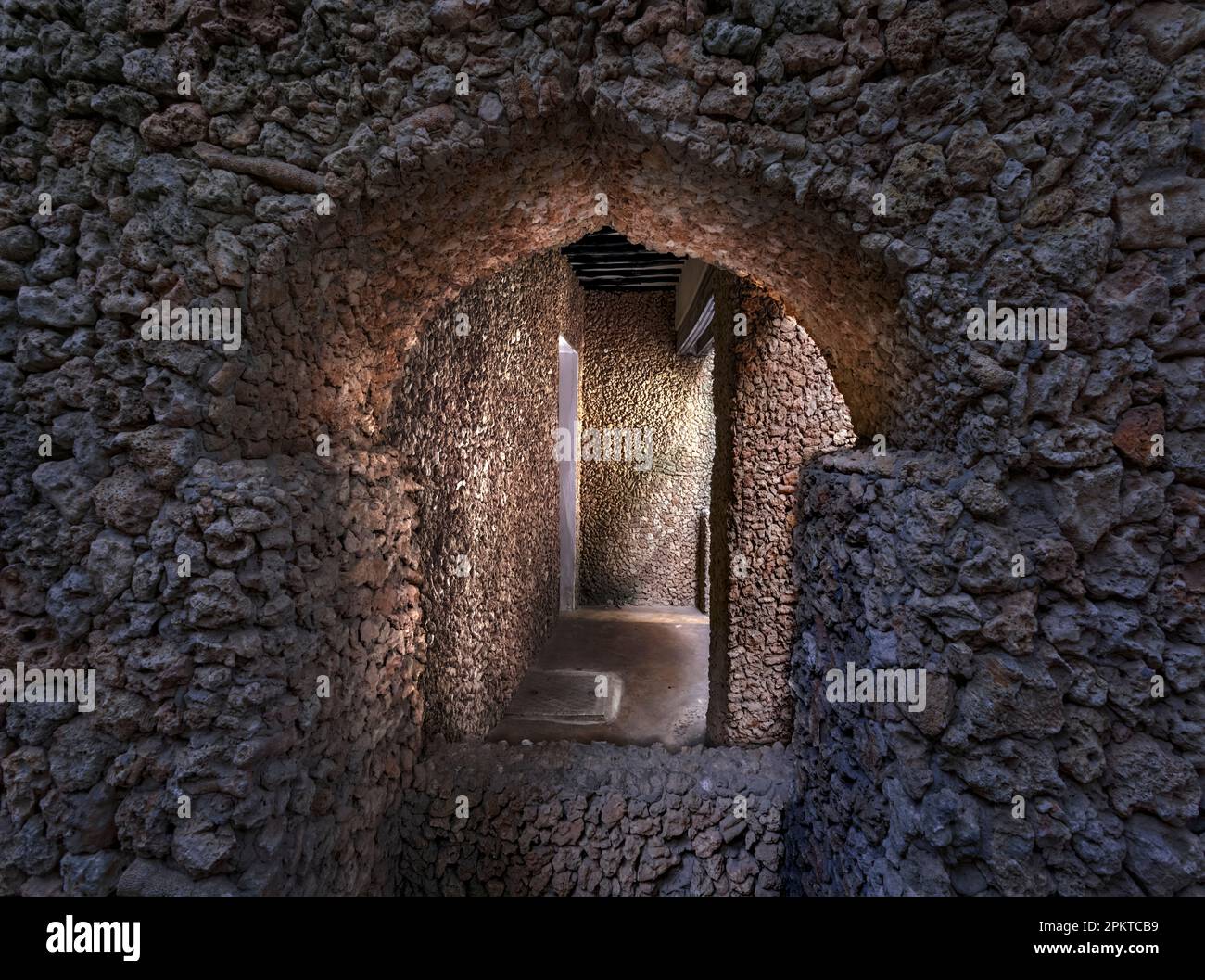 Architectural features in Shela village Stock Photo - Alamy