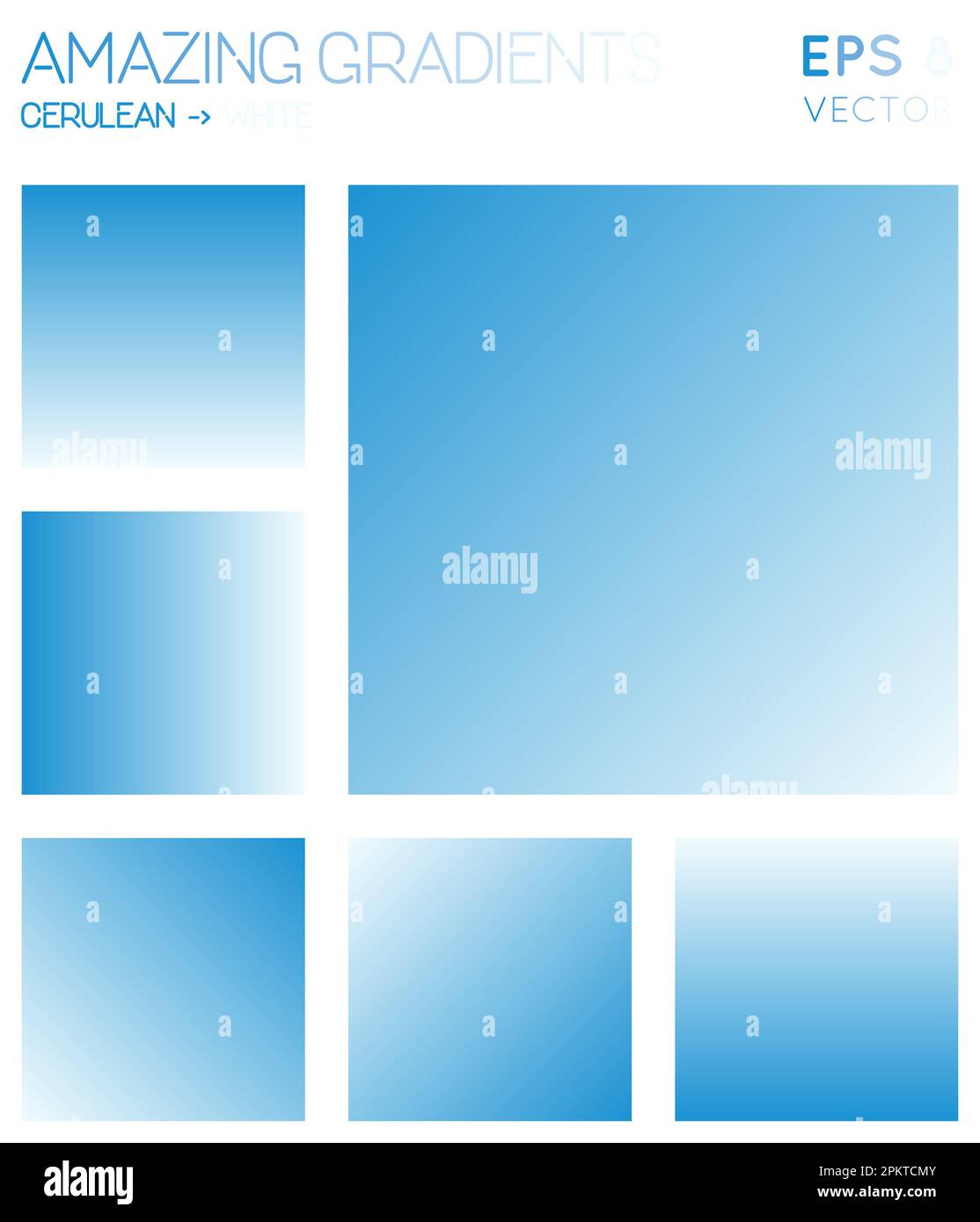 Colorful gradients in cerulean, white color tones. Adorable gradient ...