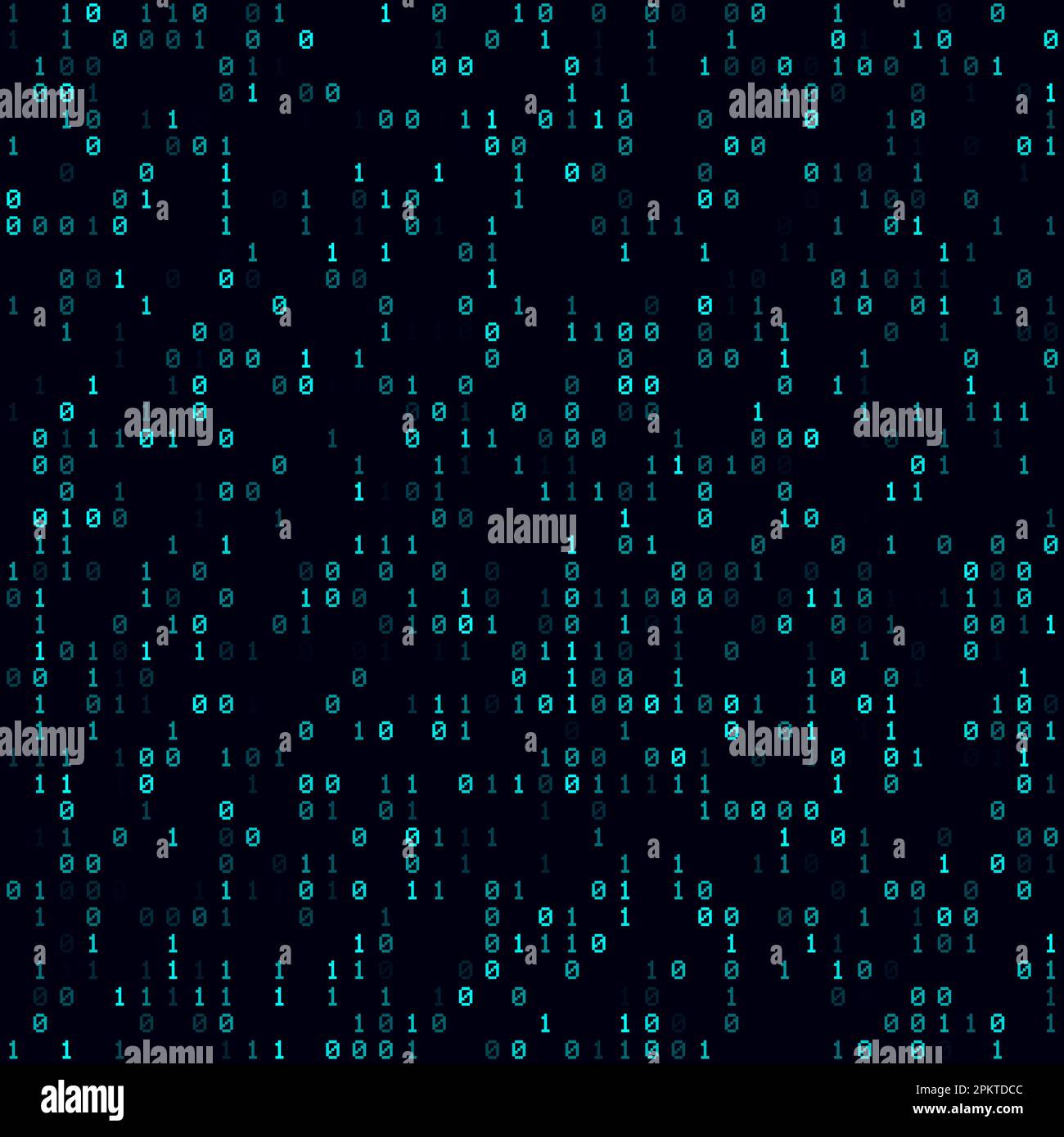 Matrix Background Cyan Sparse Binary Background Medium Sized Seamless 5814