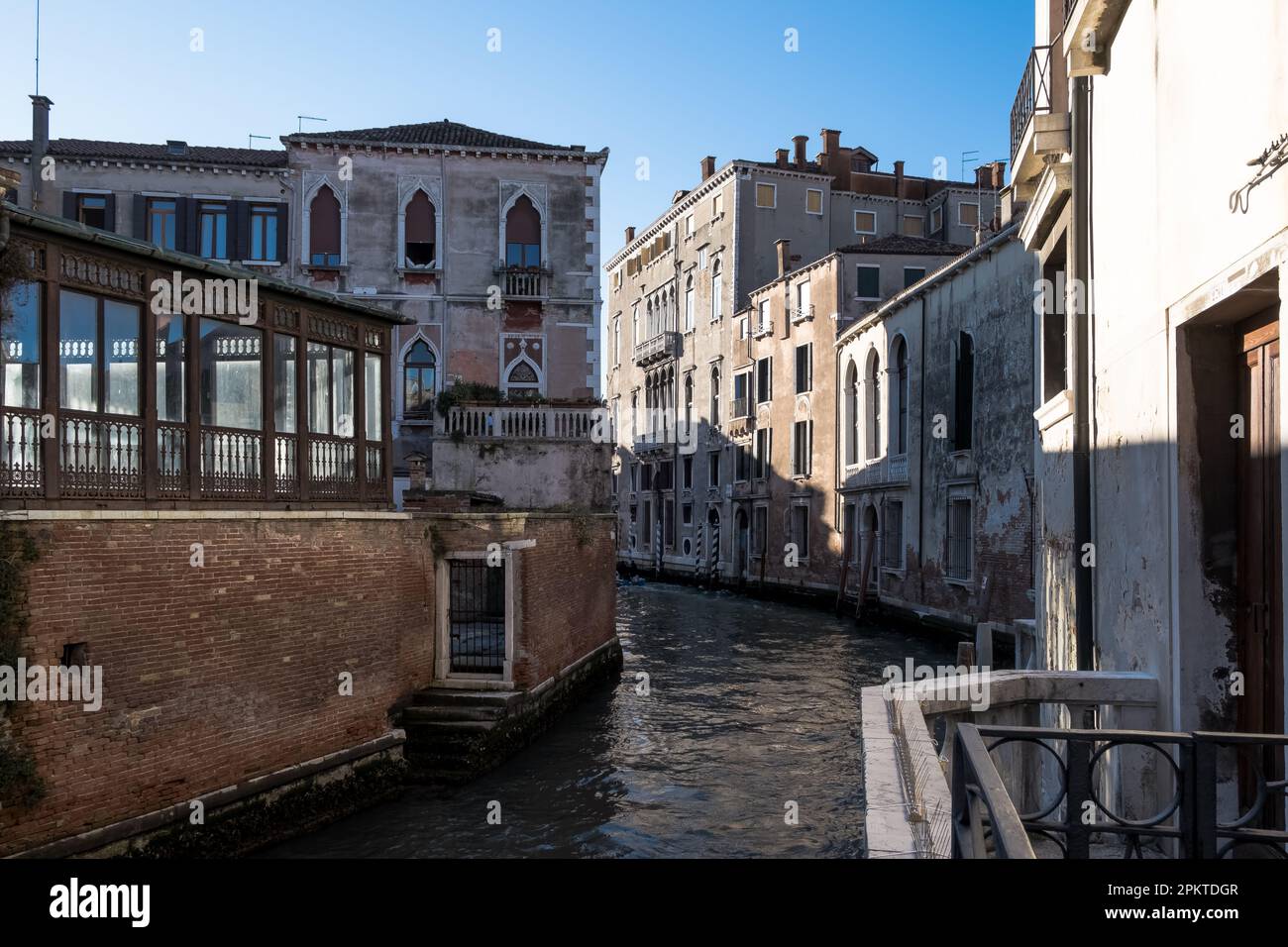 Architectural detail of Venice, a city in northeastern Italy and ...