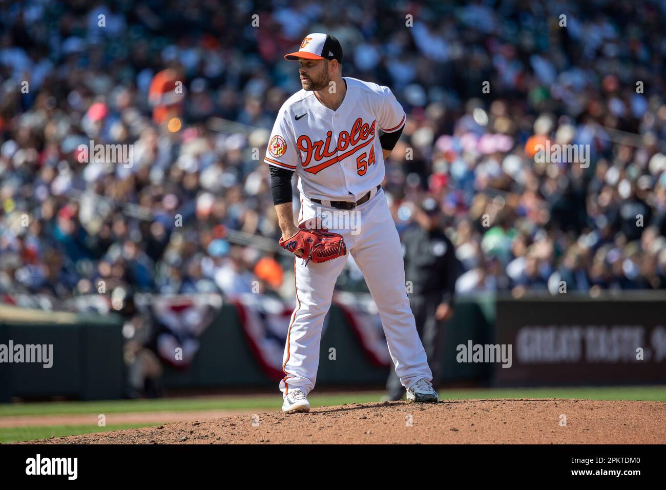 BALTIMORE, MD - APRIL 09: Baltimore Orioles relief pitcher Danny ...