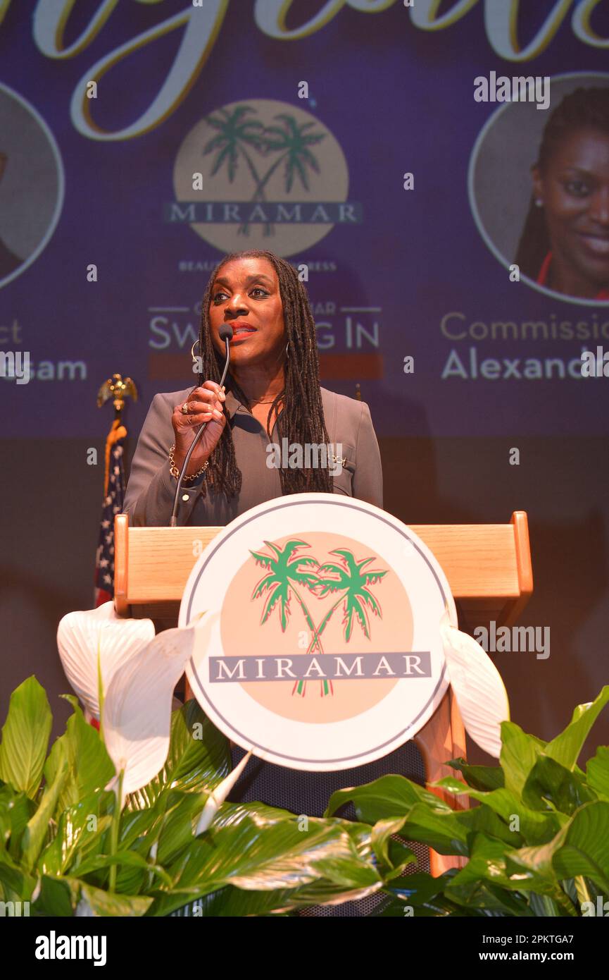 Miramar, USA. 06th Apr, 2023. MIRAMAR, FL - APRIL 06: City of Miramar ...