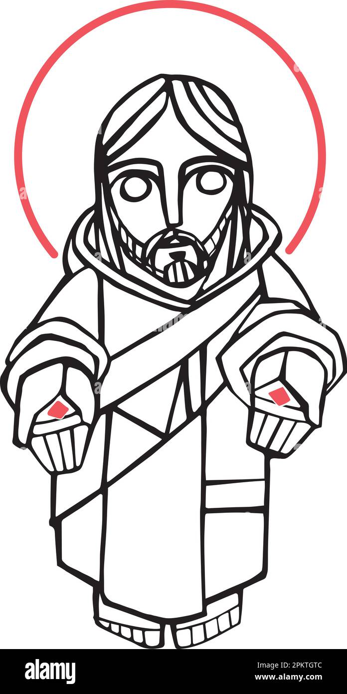 Risen jesus christ Stock Vector Images - Alamy