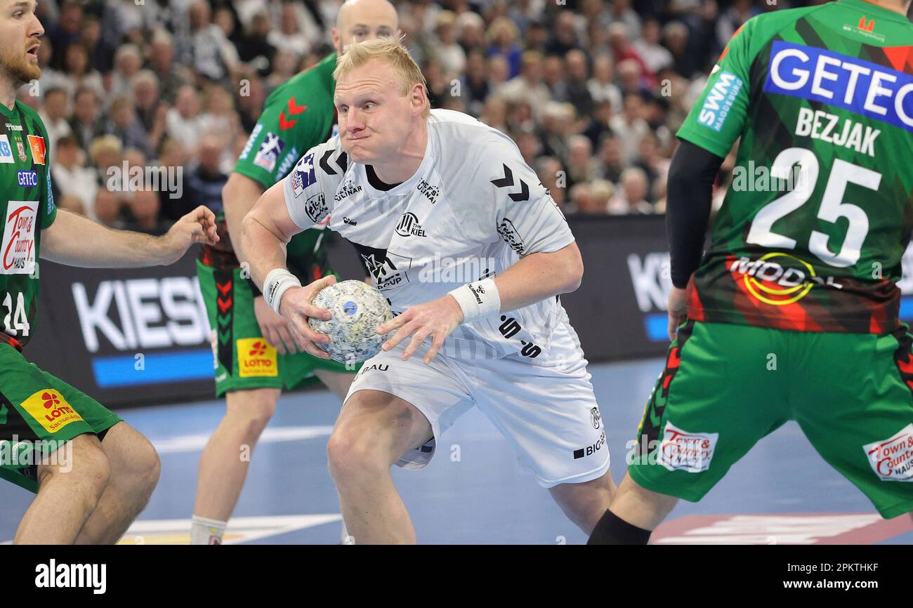 Keel, Deutschland. 09th Apr, 2023. firo: 09.04.2023 handball, first ...
