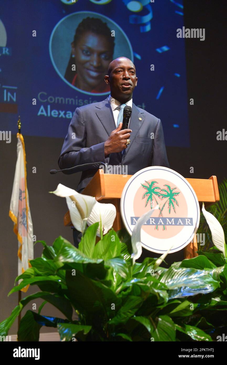 Miramar, USA. 06th Apr, 2023. MIRAMAR, FL - APRIL 06: City of Miramar ...