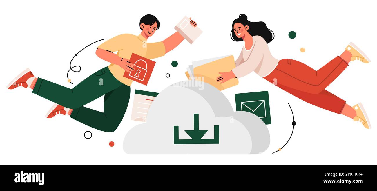 Cloud storage concept Stock Vector Image & Art - Alamy