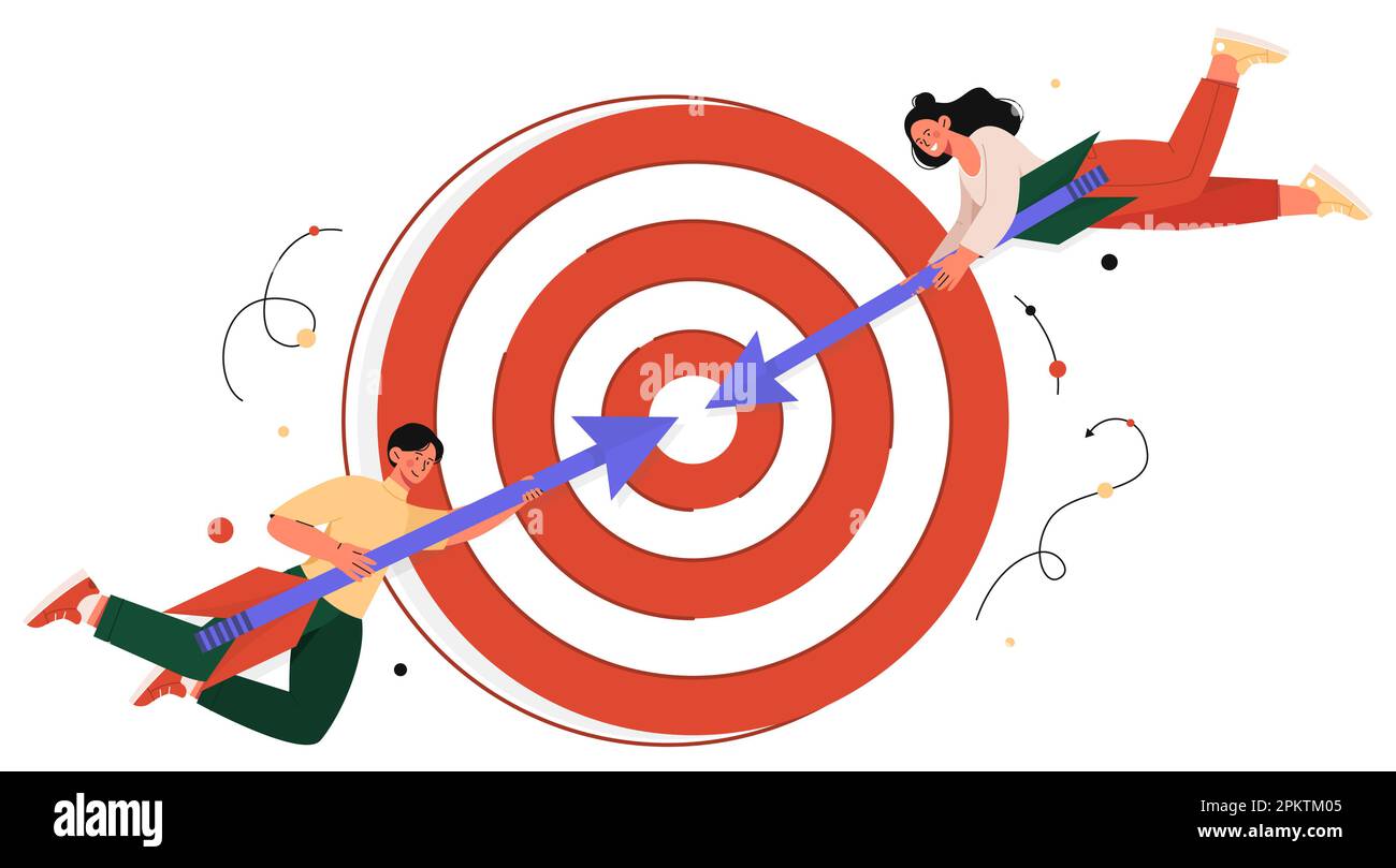 Goal setting concept Stock Vector Image & Art - Alamy Goal setting concept Stock Vector Image & Art - Alamy