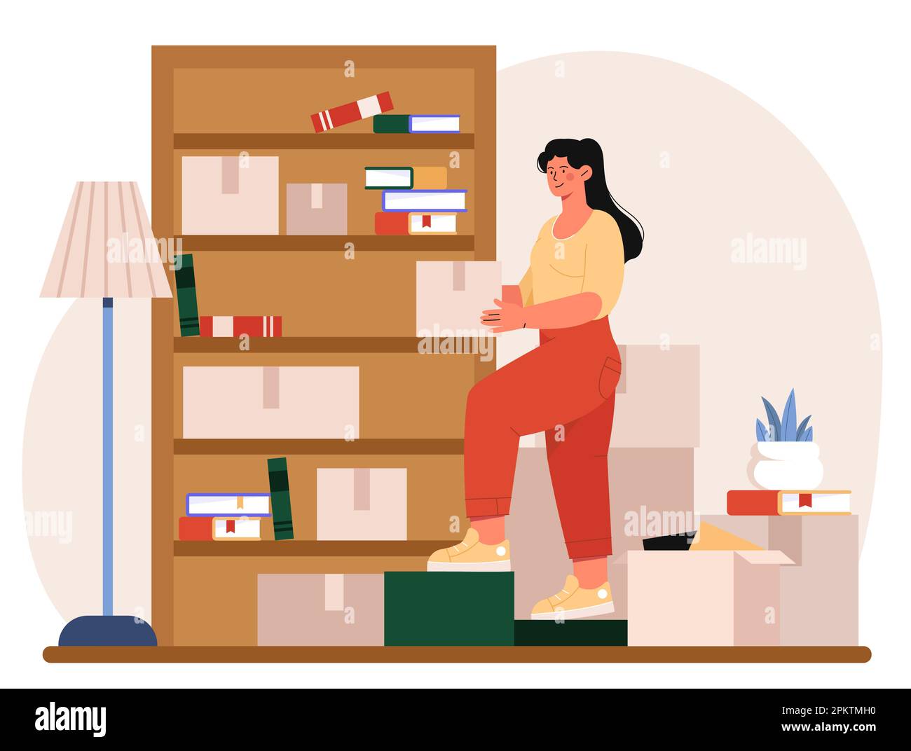 Book storage home Cut Out Stock Images & Pictures - Alamy