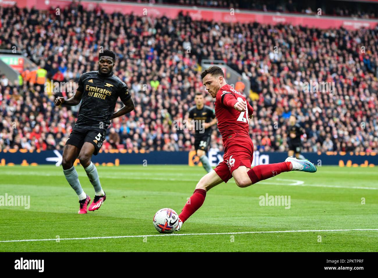 Anfield, Liverpool, Merseyside, UK. 9th Apr, 2023. Premier League ...
