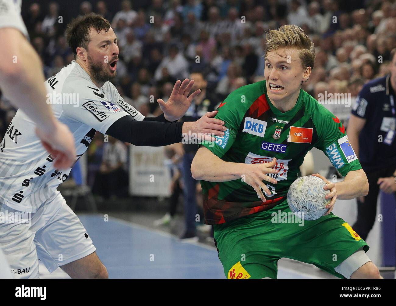 Keel, Deutschland. 09th Apr, 2023. firo: 09.04.2023 handball, first ...