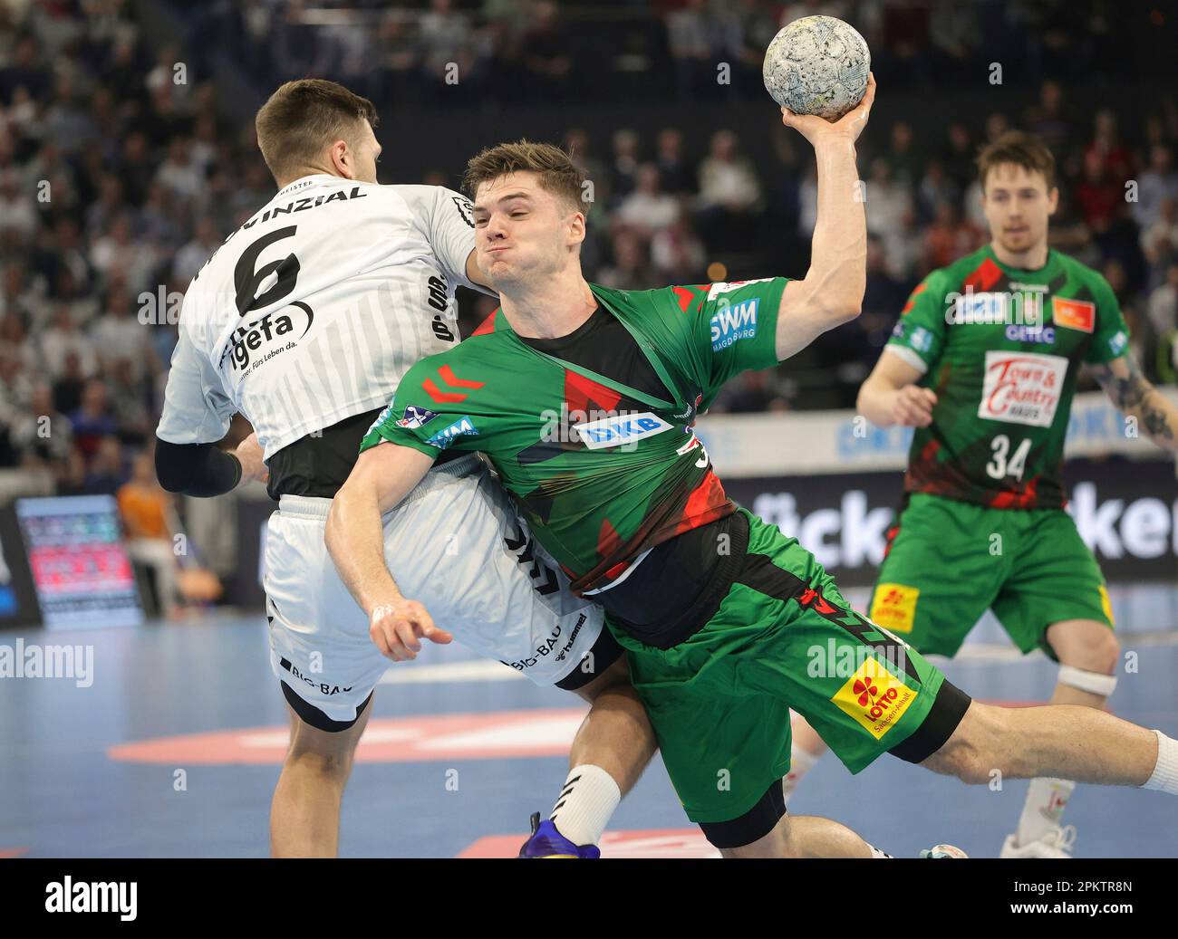 Keel, Deutschland. 09th Apr, 2023. firo: 04/09/2023 handball, first ...