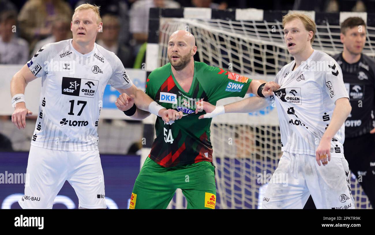 Keel, Deutschland. 09th Apr, 2023. firo: 04/09/2023 handball, first ...