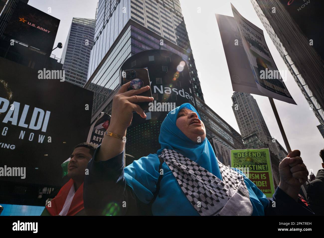 New York, New York, USA. 8th Apr, 2023. As part of an international ...