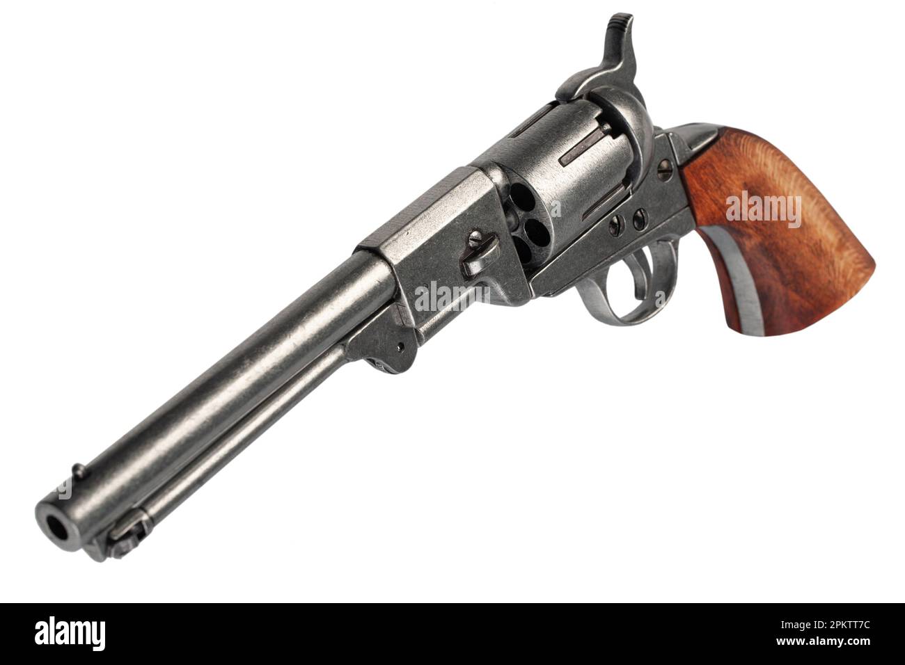 Old West Firearm - Colt Dragoon Revolver isolated on white background ...