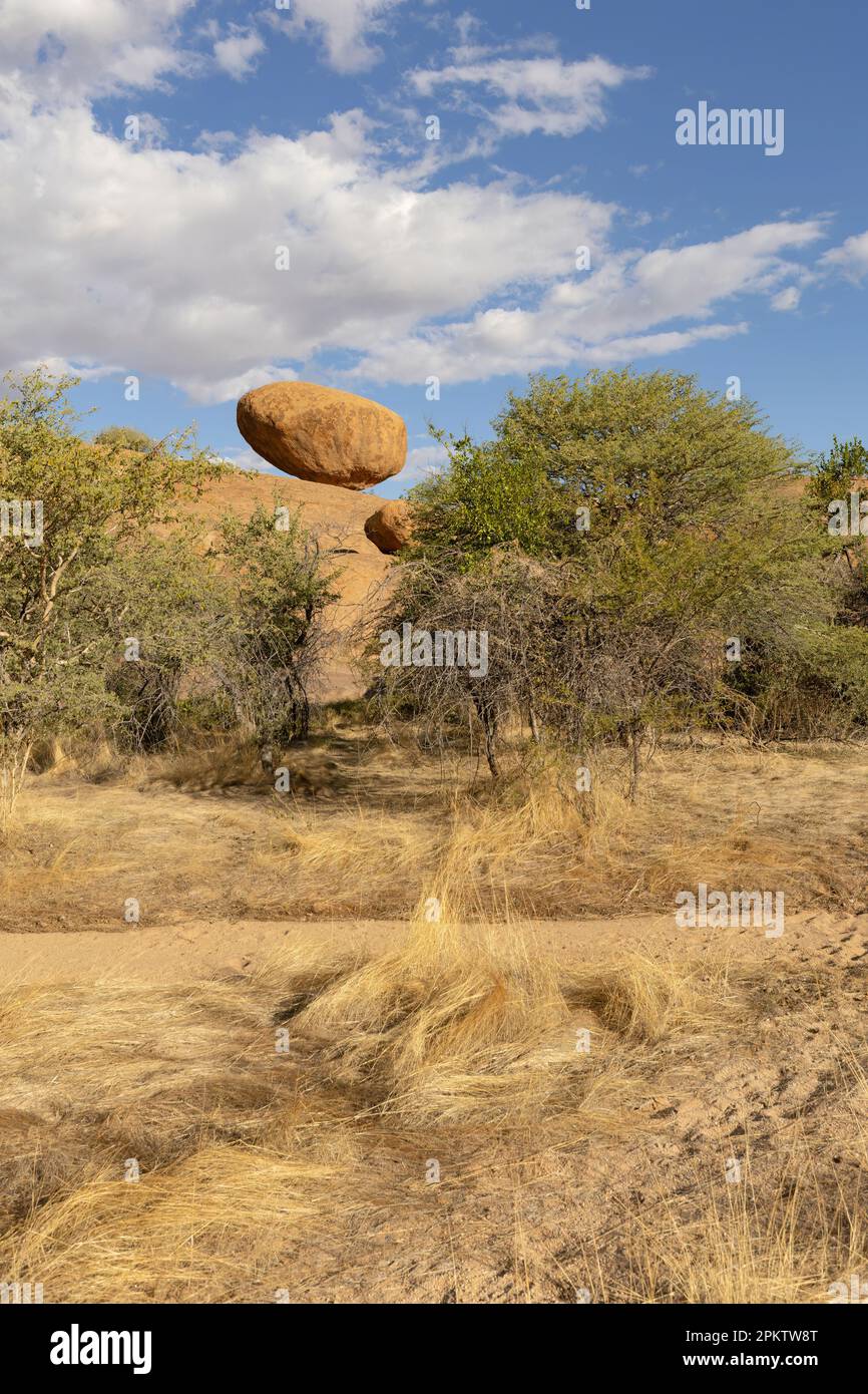 scenic view of rock formation in erongo region of namibia Stock Photo ...