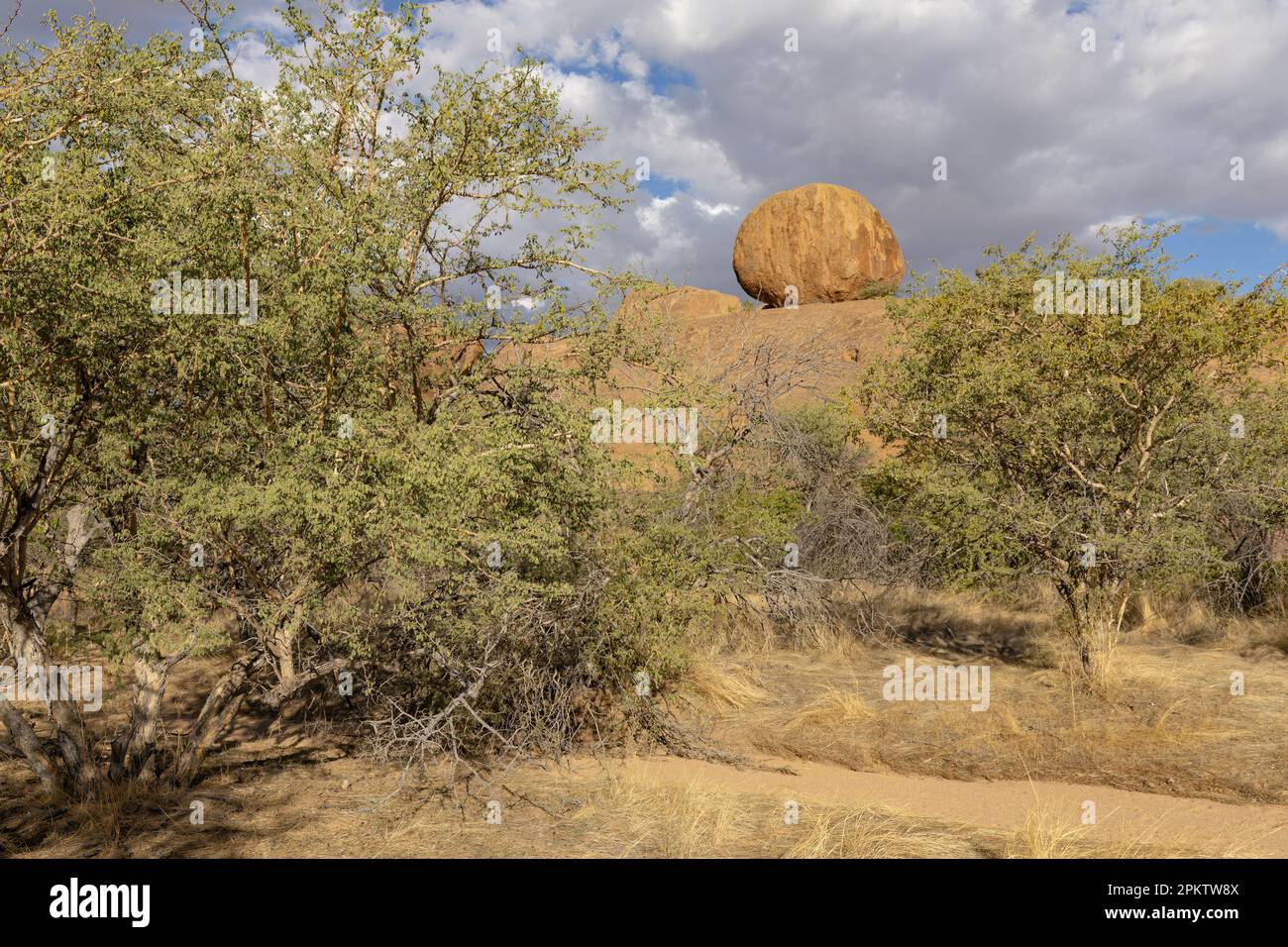 scenic view of rock formation in erongo region of namibia Stock Photo ...