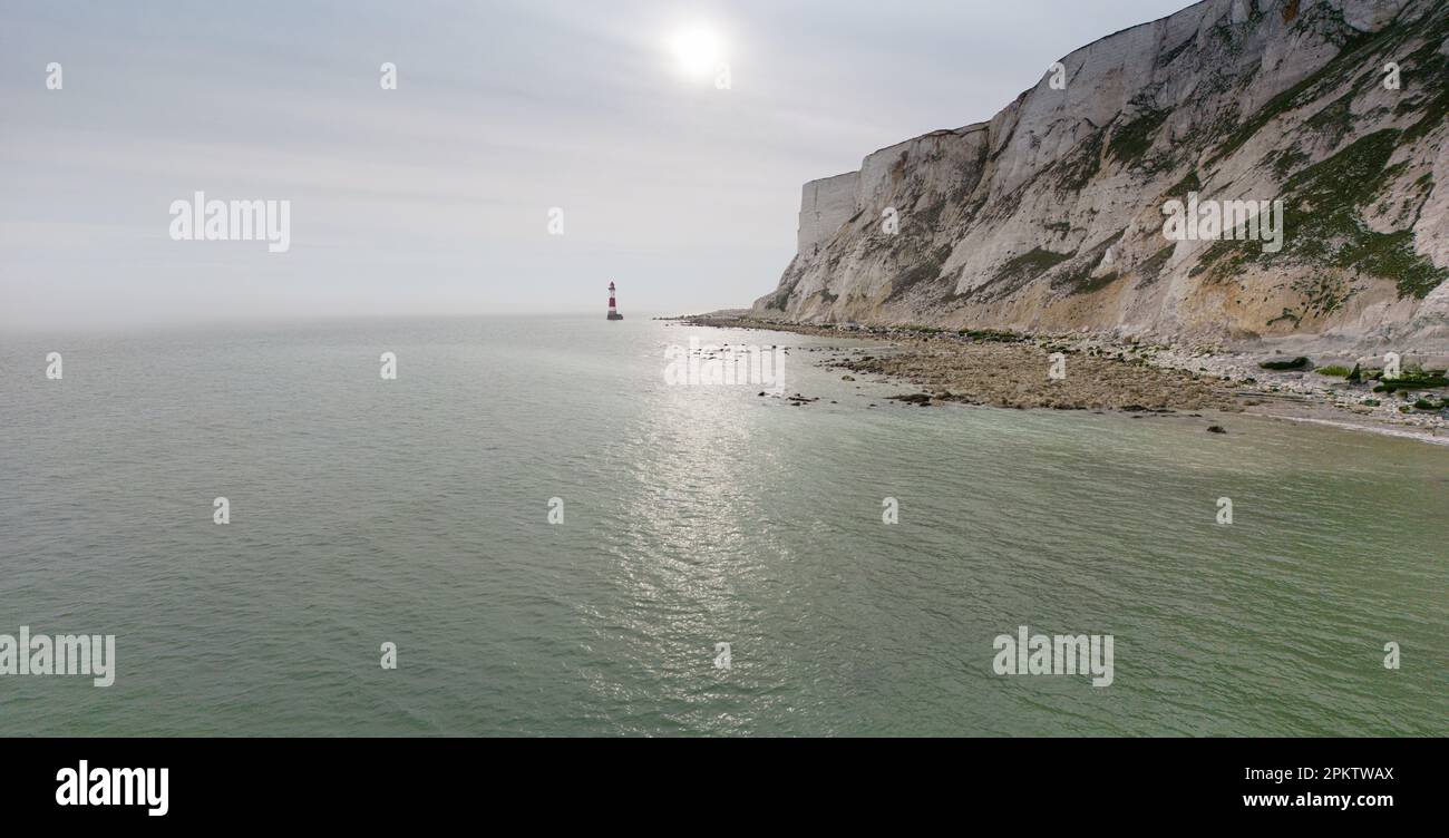 Beachy Head Lighthouse is a lighthouse located in the English Channel ...
