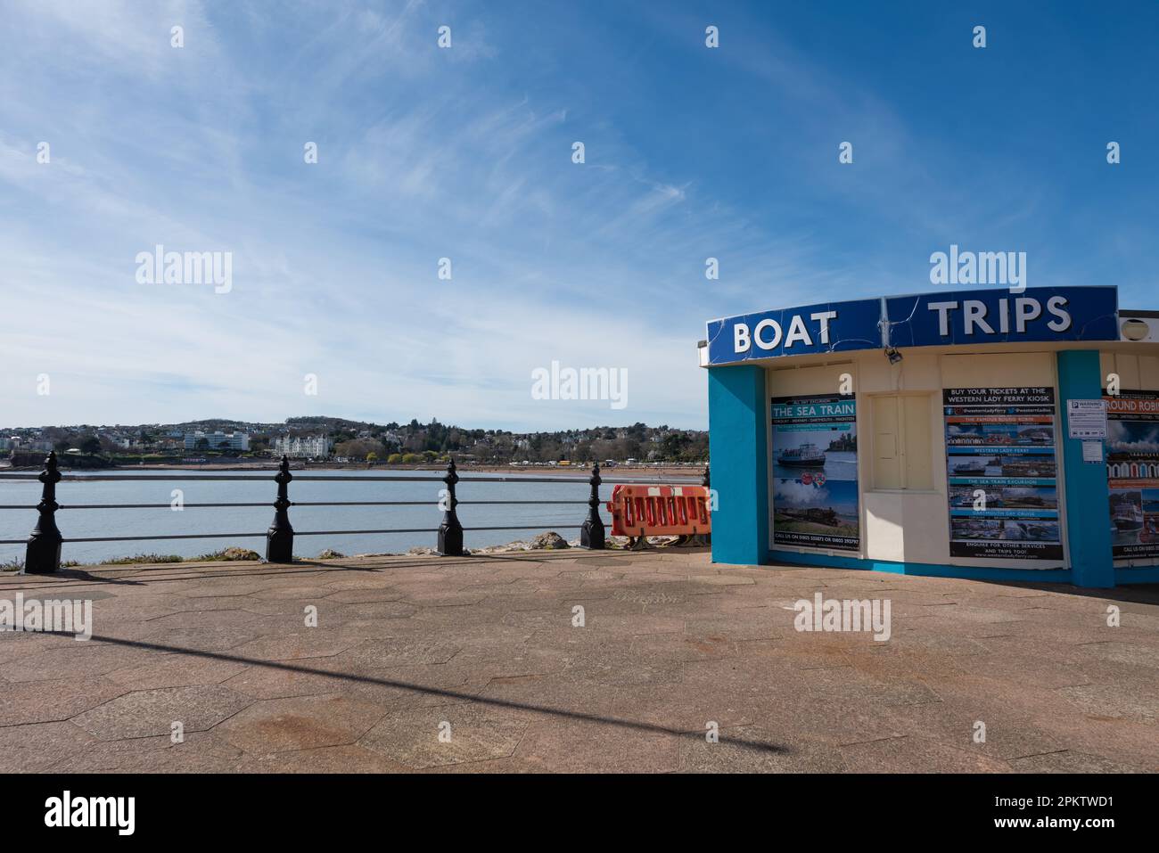 Boat trips point in Torquay, Devon, UK - 07.04.2023 Stock Photo - Alamy