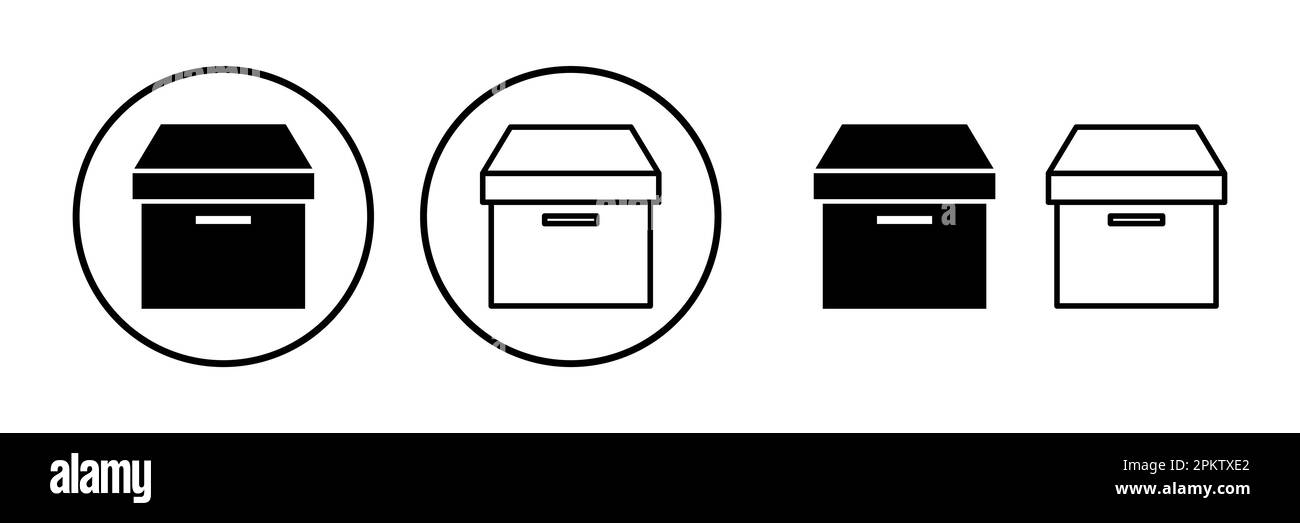 Box icon vector. Box sign. delivery package. parcel box Stock Vector ...