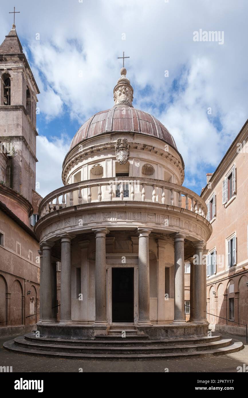 Rome, Italy. 04th Apr, 2023. The temple of San Pietro in Montorio in ...