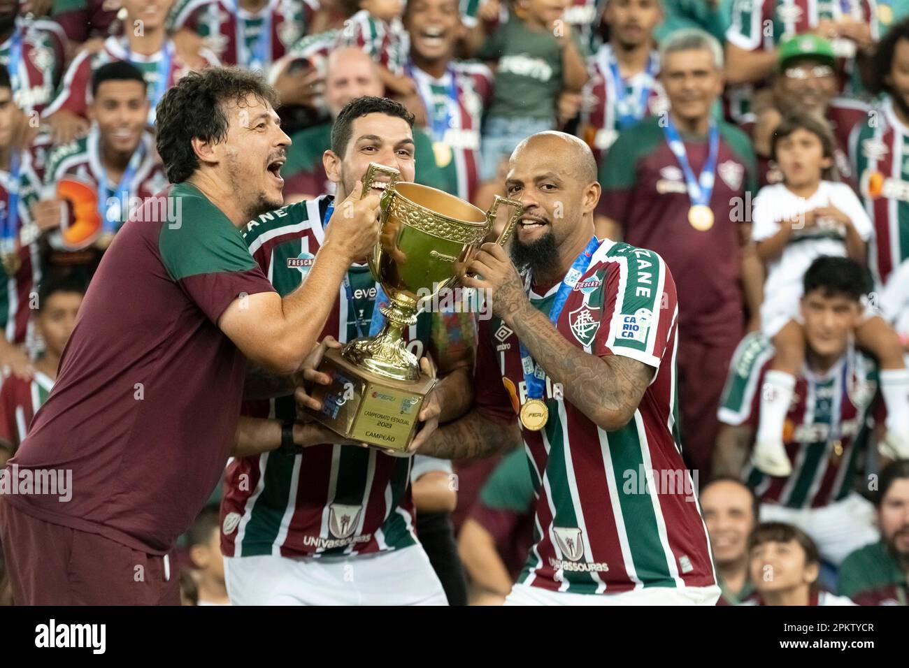 RJ - RIO DE JANEIRO - 09/04/2023 - CARIOCA 2023, FLUMINENSE X FLAMENGO ...