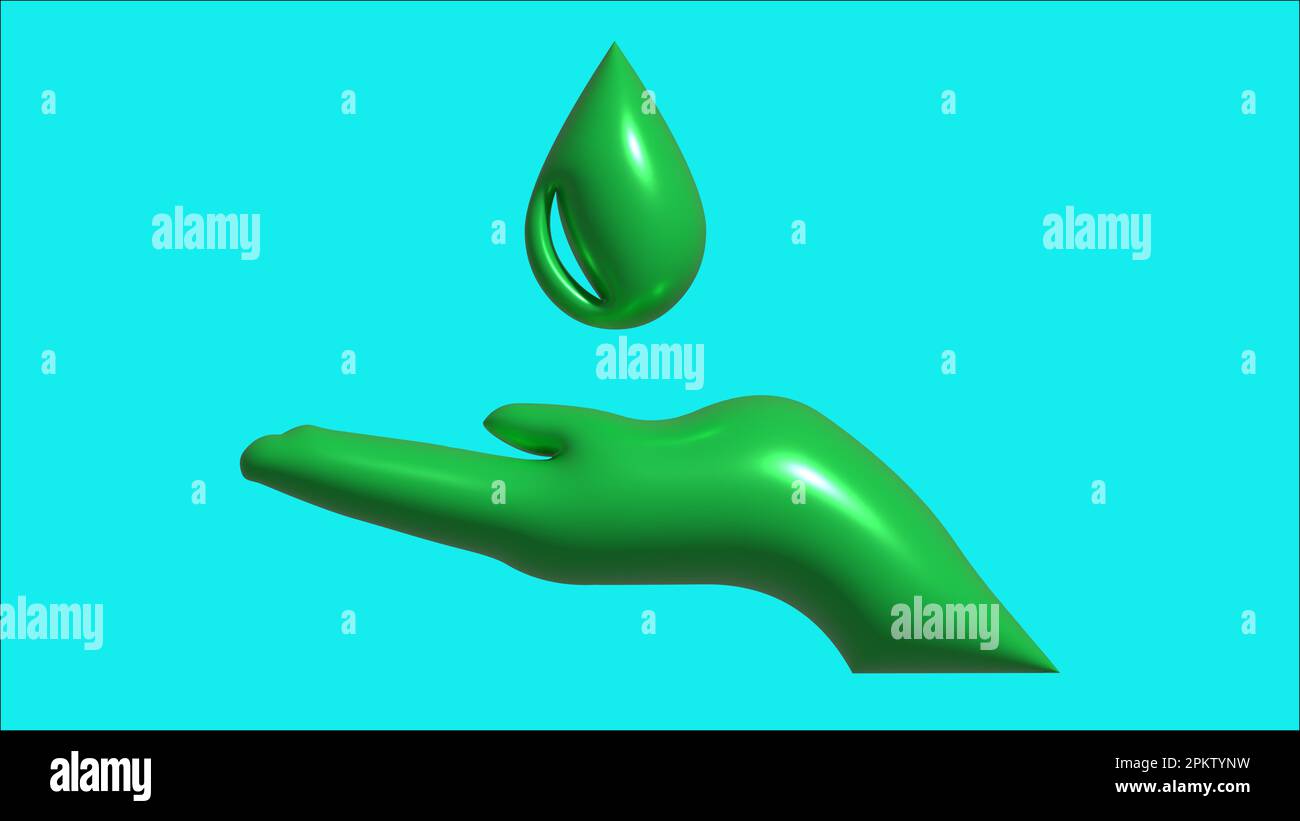 Save water drop icon hi-res stock photography and images - Alamy