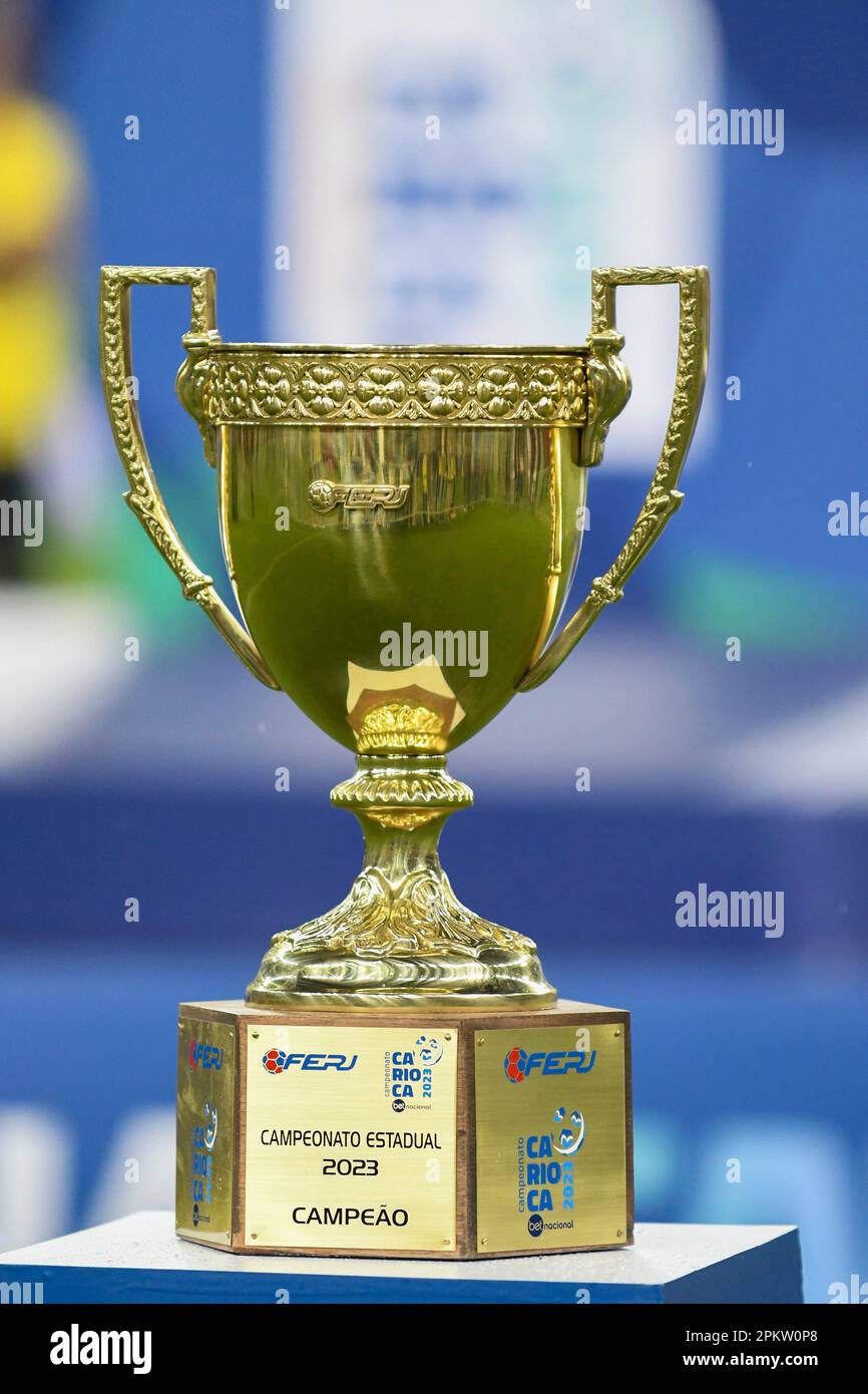 Rio De Janeiro, Brazil. 09th Apr, 2023. Cup during Fluminense x ...