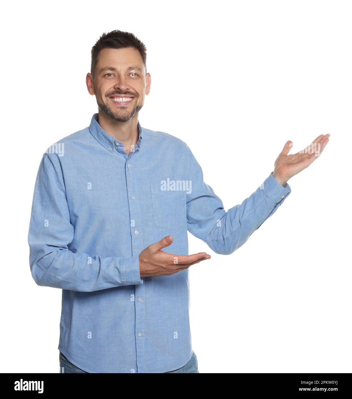 Male weather forecaster hi-res stock photography and images - Alamy