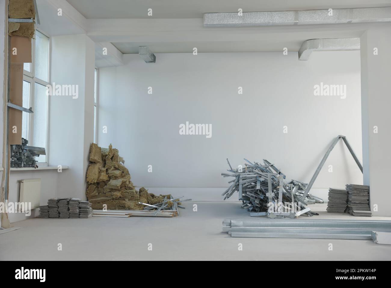 Room in apartment during repair. Home renovation Stock Photo - Alamy