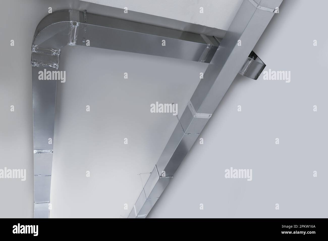 Ceiling with ventilation system indoors, bottom view Stock Photo - Alamy