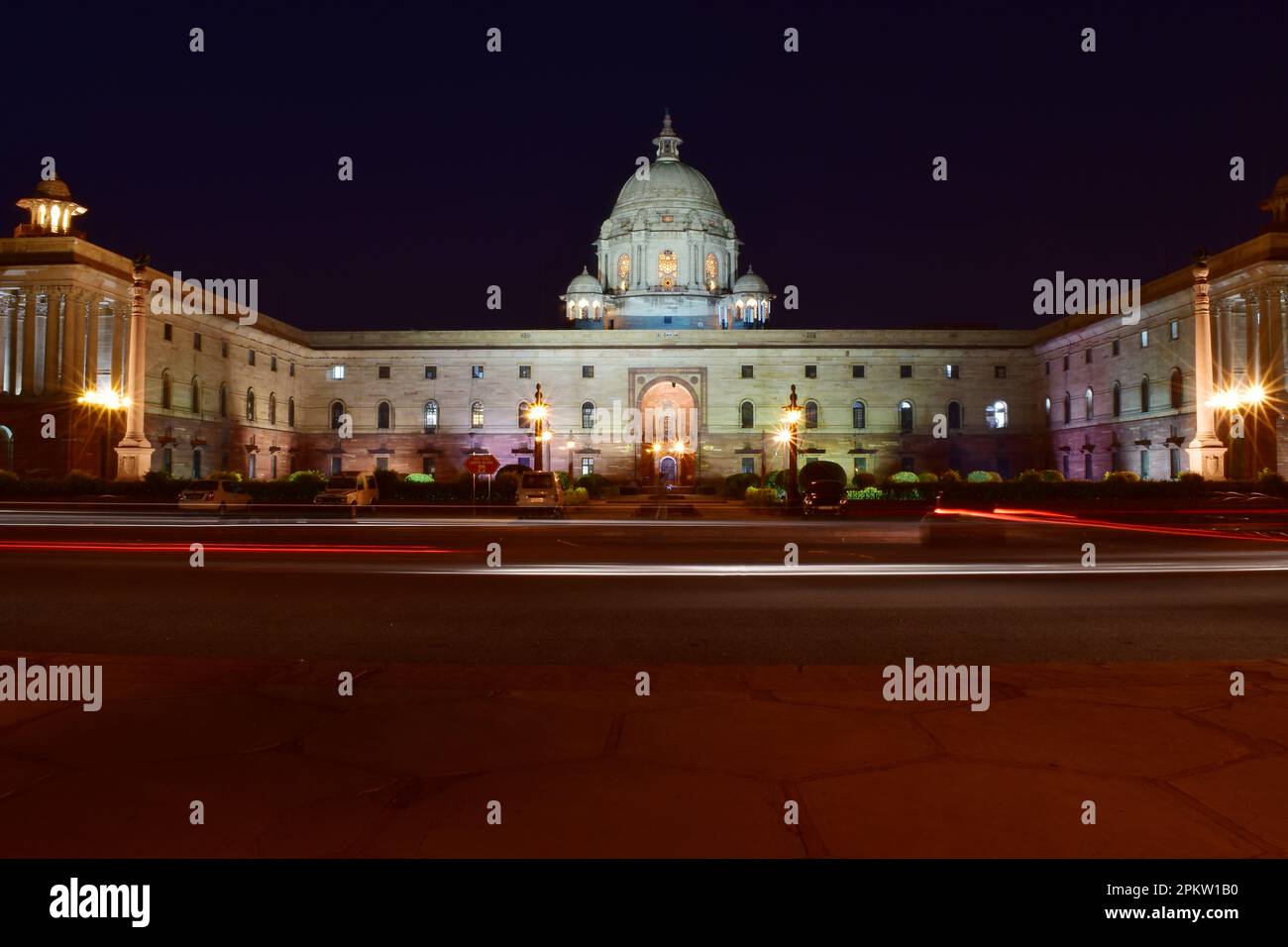 India secretariat view hi-res stock photography and images - Alamy